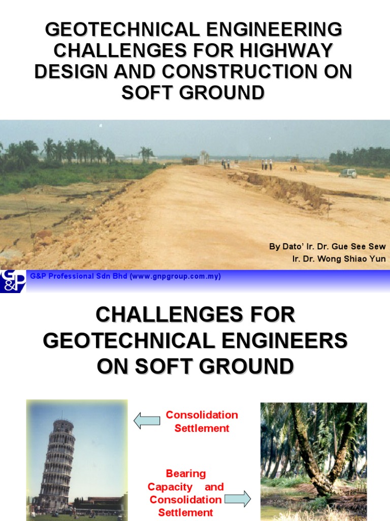 Geotechnical Challenges On Soft Ground | PDF | Computers