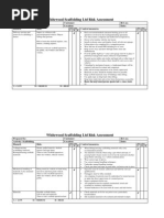 Risk Assessment Example - Warehouse PDF | Forklift | Warehouse