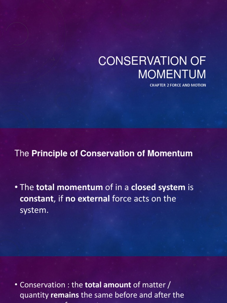 Conservation of Momentum | PDF | Collision | Momentum