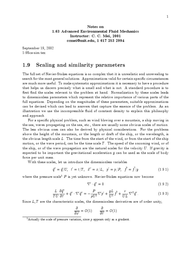 1 9sca Sim | PDF | Navier–Stokes Equations | Viscosity