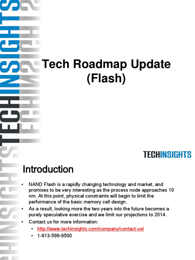 NAND Flash Roadmap | PDF | Flash Memory | Office Equipment