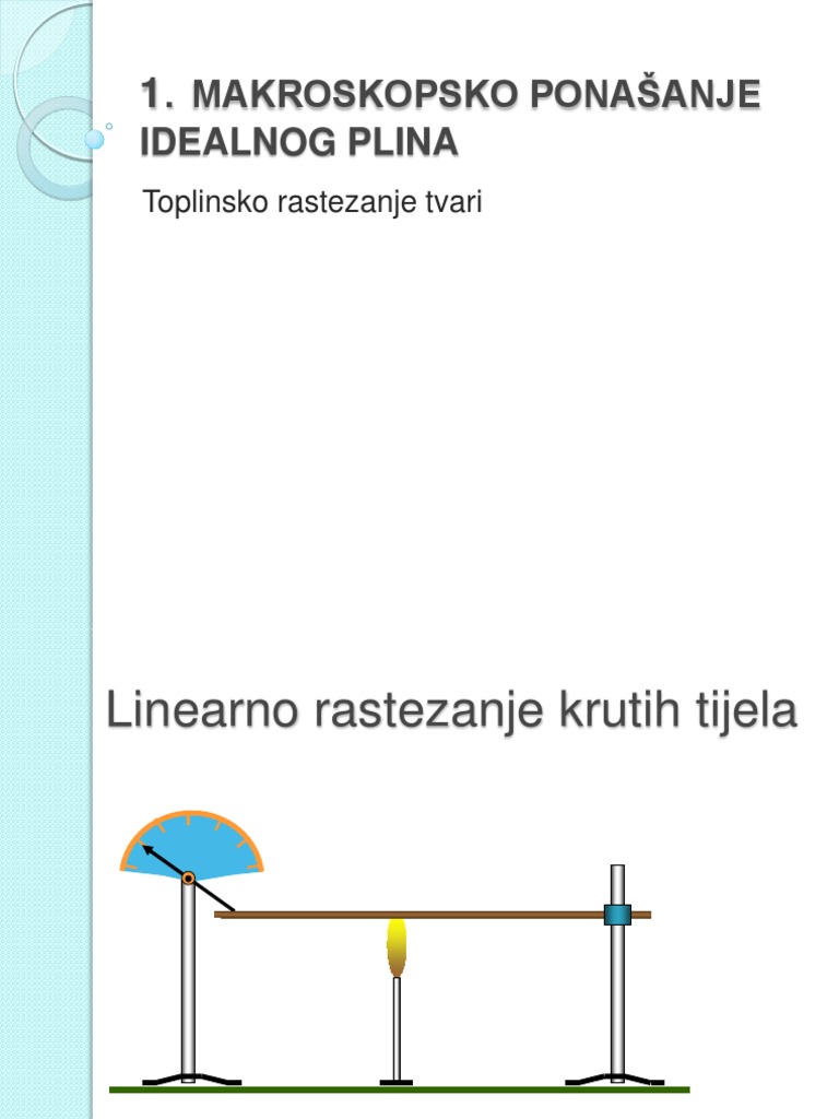 Toplinsko Rastezanje Tvari | PDF