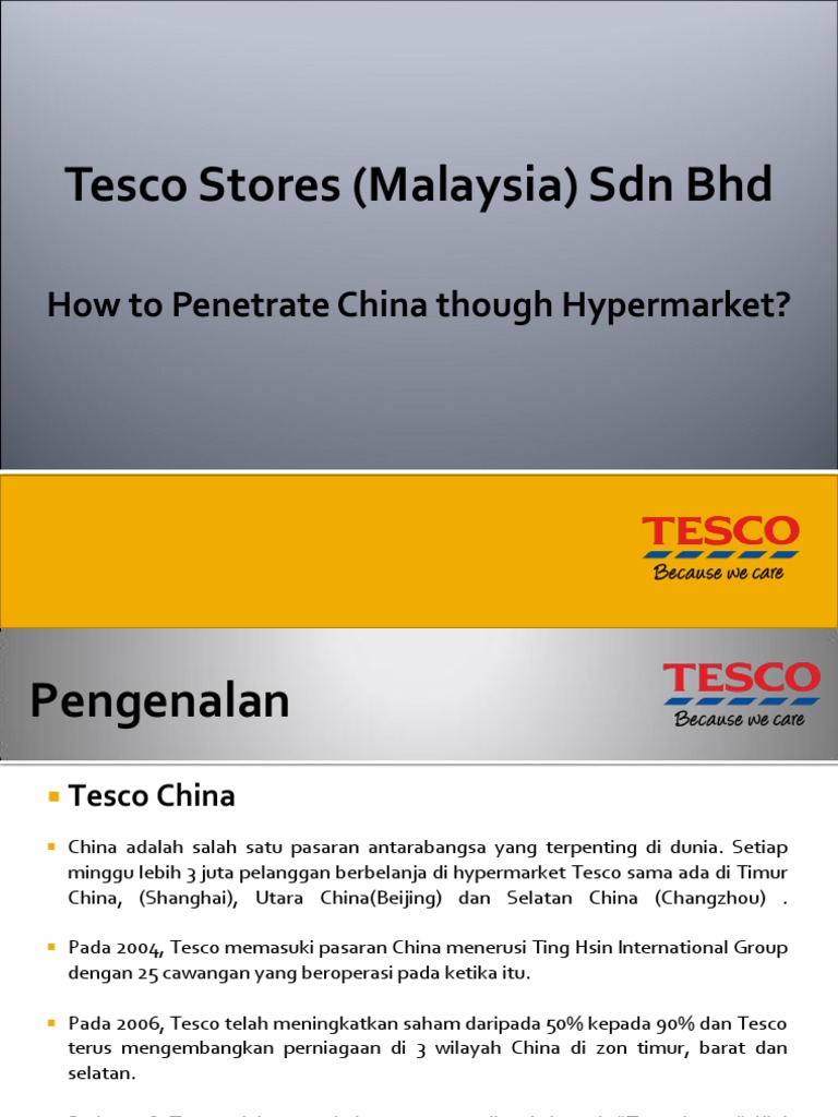 Tesco Stores (Malaysia) SDN BHD | PDF