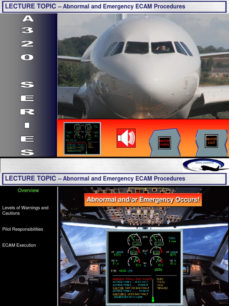 A320 ECAM Emergency Procedures Guide | PDF | Air Traffic Control ...