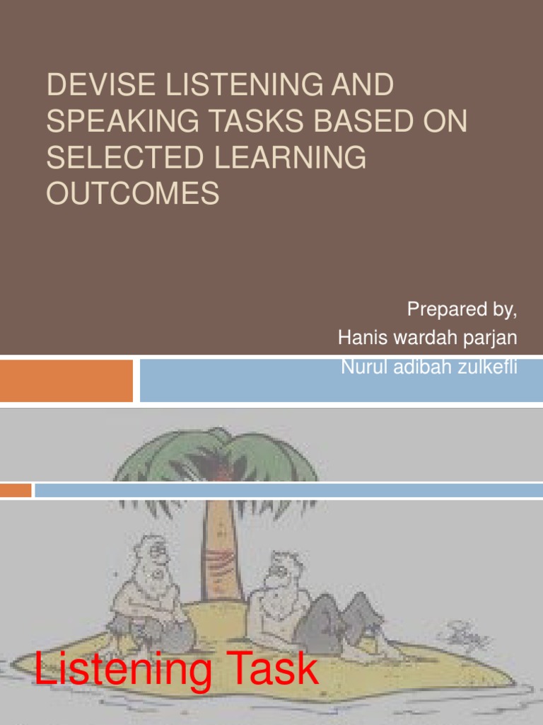 Engaging Listening & Speaking Activities | PDF