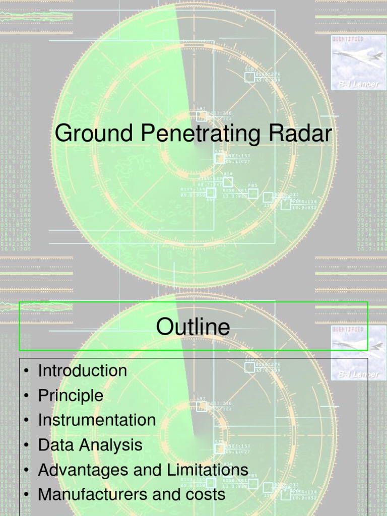 Ground Penetrating Radar | Radar | Dielectric