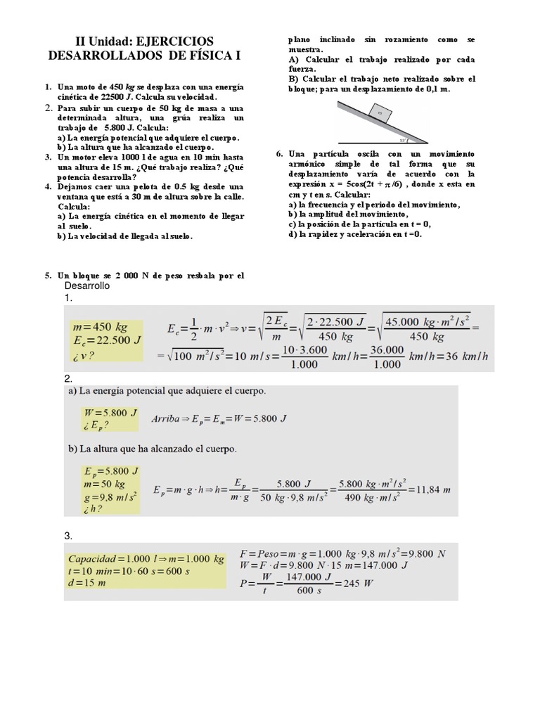 Ejercicios Resueltos de Física