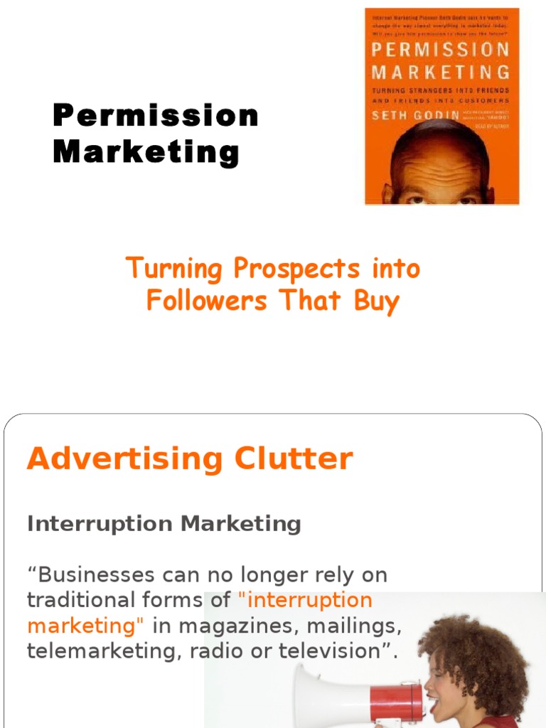 Permission Marketing | PDF | Marketing | Advertising