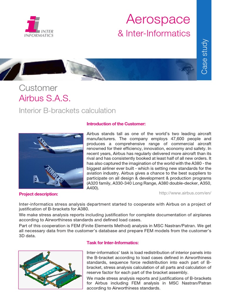 Airbus Brackets Analysis | Download Free PDF | Airbus | Aerospace