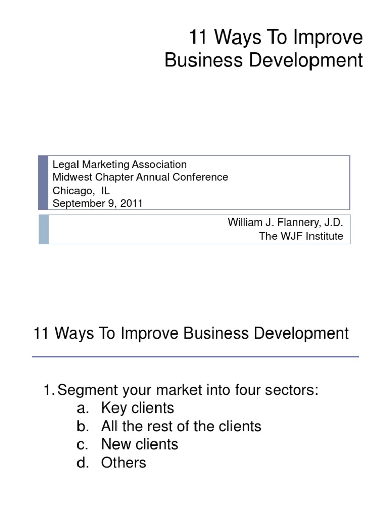 Business Development | PDF | Business Development | Marketing