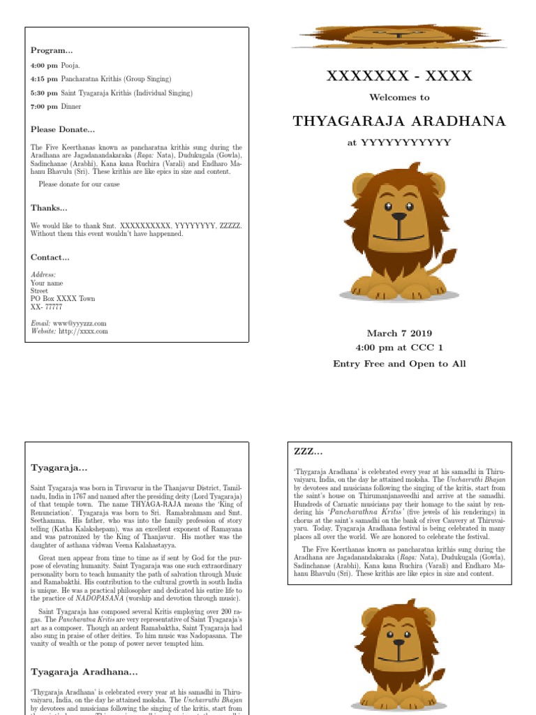Brochure | PDF | Classical And Art Music Traditions | Classical Music