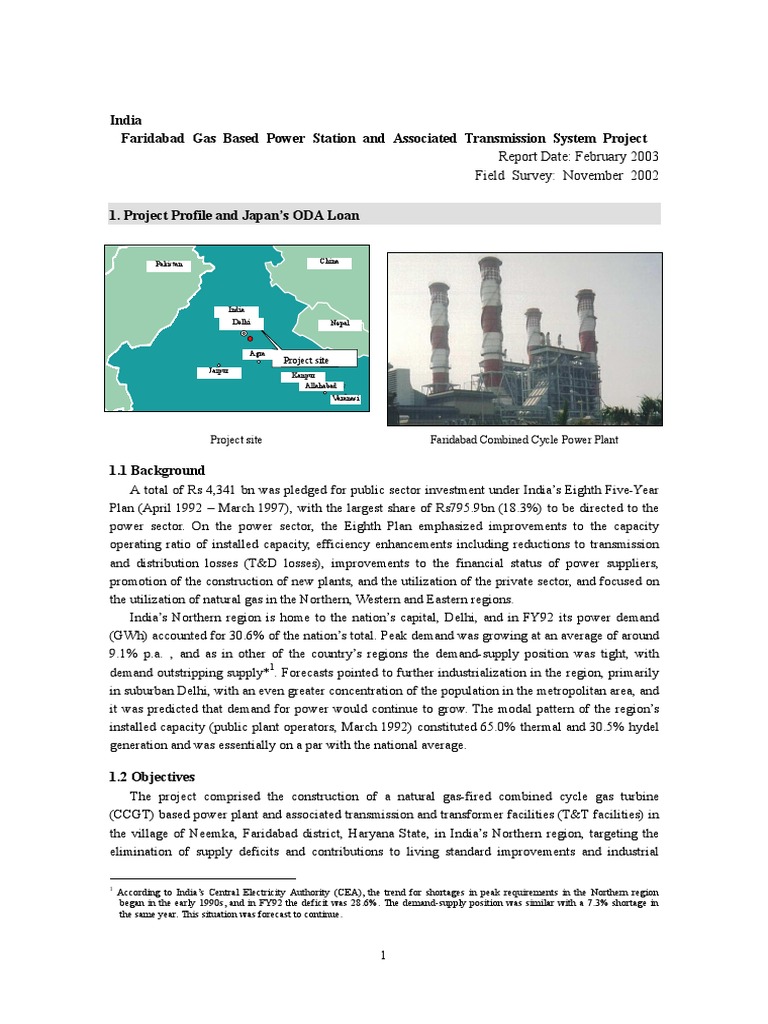 FGPP | PDF | Power Station | Natural Gas