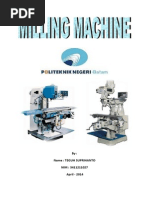 Study of Milling Machine | PDF | Machines | Tools