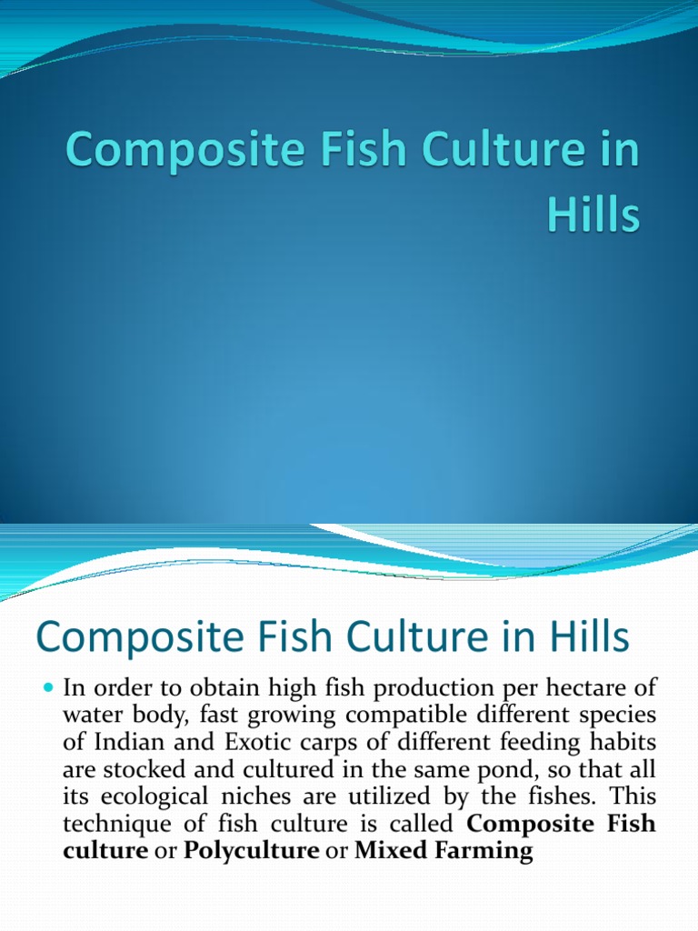 Composite Fish Culture Techniques | PDF | Manure | Pond