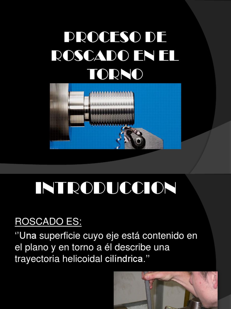 Proceso de Roscado | PDF | Metalurgia | Industrias