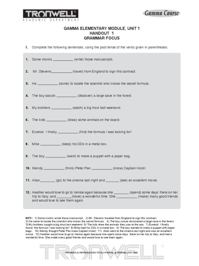 Gamma Elementary Module 1 | PDF | Bali | Leisure