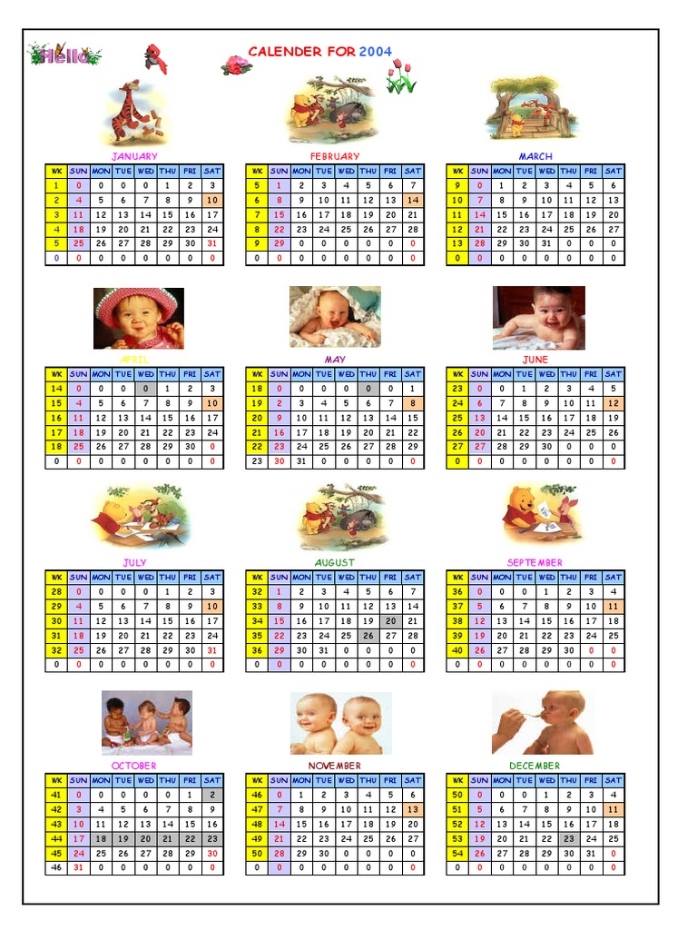 Life Time Calendar | PDF