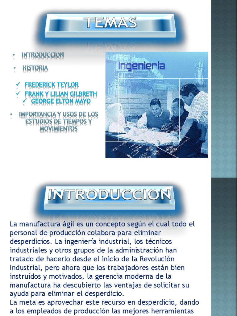 Importancia Y Usos De Los Estudios De Tiempos Y Movimientos Pdf