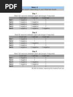 Convict Conditioning Progression Info Graphic Booklet | PDF | Language ...