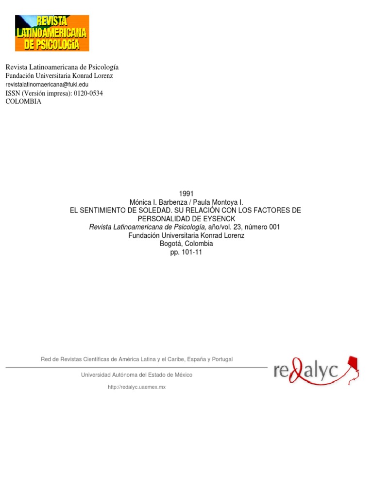 El Sentimiento de Soledad | PDF | Skewness | Psychology