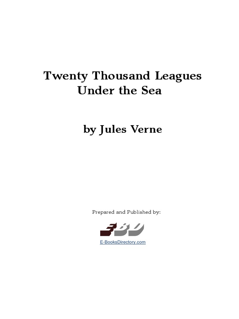 Twenty Thousand Leagues Under the Sea | PDF | Jules Verne | Nautilus ...