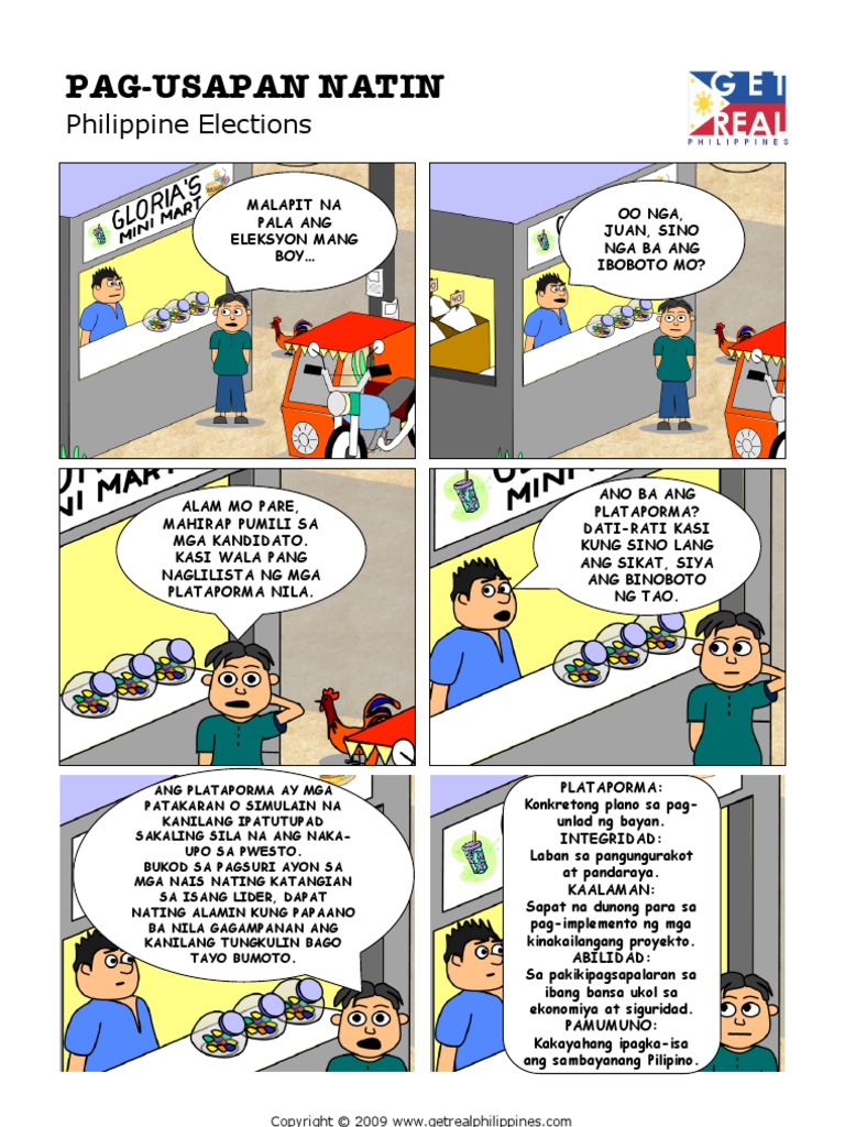 "Ano Ang Plataporma?" Platforms in Philippine Elections | PDF
