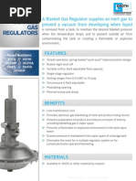 ACE95 Tank Blanketing Valve Manual | PDF | Valve | Pipe (Fluid Conveyance)