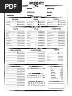VTM V5 Character Sheet Template | PDF