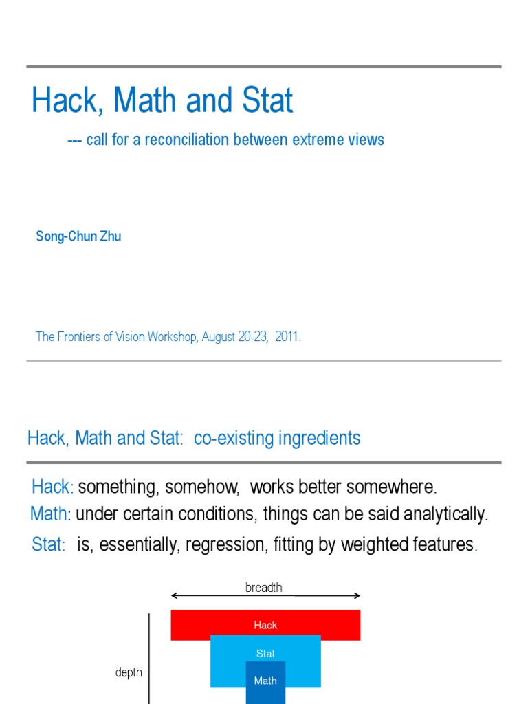 Hack, Math and Stat | PDF | Applied Mathematics | Teaching Mathematics