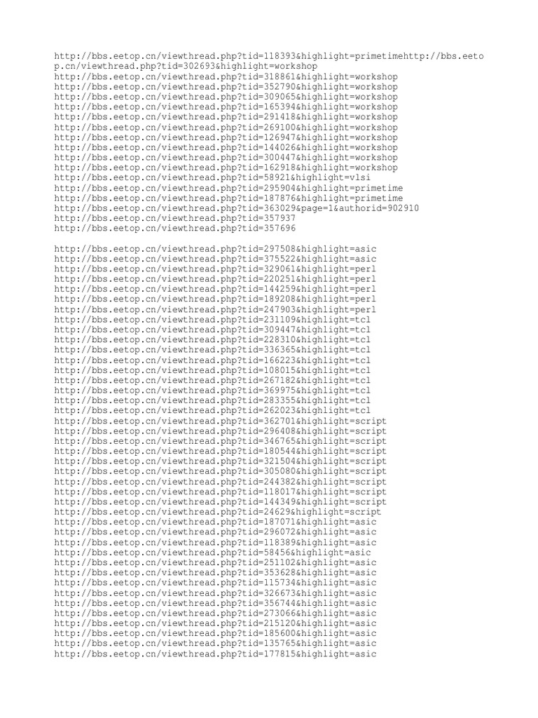 Eetop Vlsi Asic Synopsys Materials | PDF | Electronic Design Automation | Business