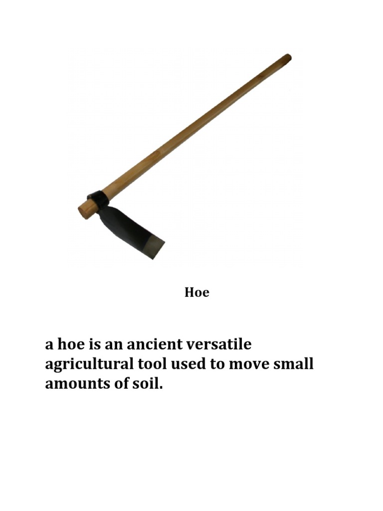 Project For Homr Economics (Garden Tools) | PDF | Axe | Plough