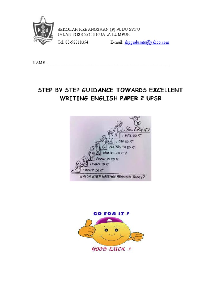 Excellent Writing Guide for UPSR English | PDF