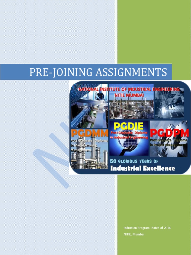 Pre Joining Assignment | PDF | Business