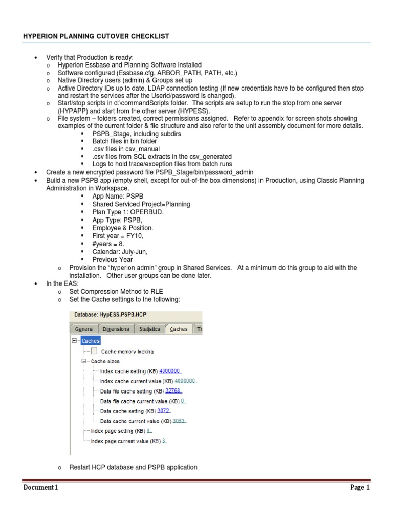 Cutover Plan | PDF | Computer File | Databases