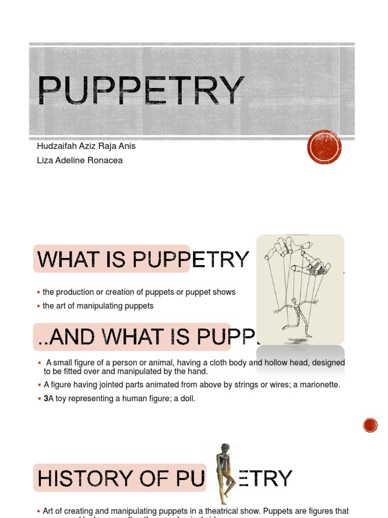 Puppetry in Stagecraft | PDF | Puppetry | Puppets