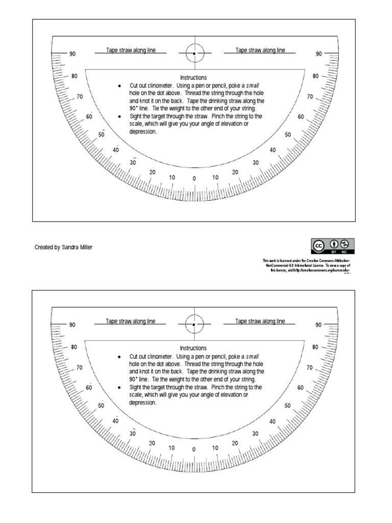 Clinometer (2-up)