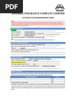 Sample NIC Claim Form | PDF | Public Services | Medicine
