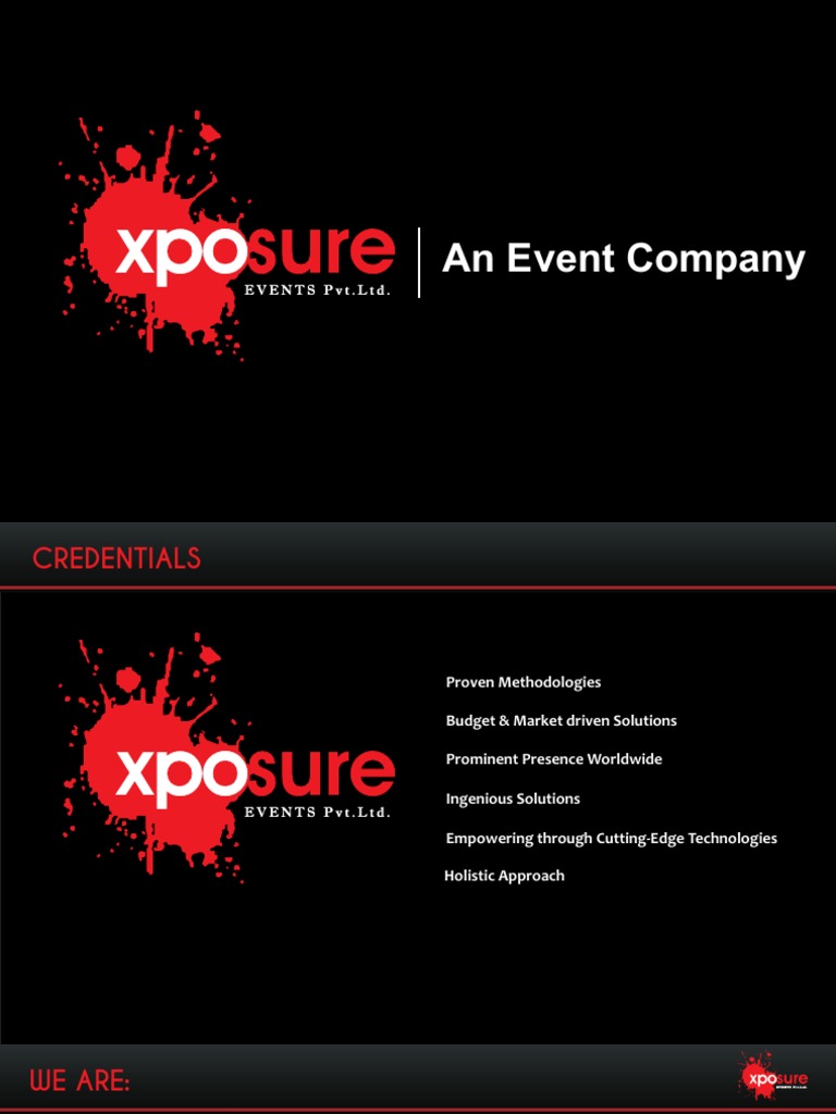 Xposure Events Company Profile | PDF