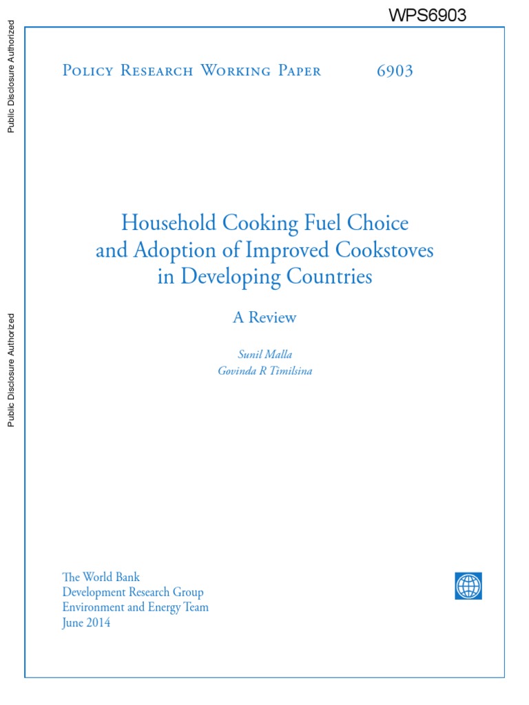 Household Cooking Fuel Choice and Adoption of Improved Cookstoves in ...