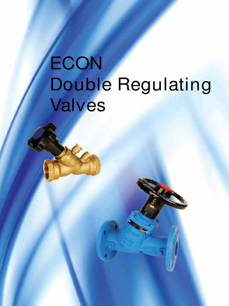 Econ Double Regulating Valves | PDF | Valve | Battery Charger