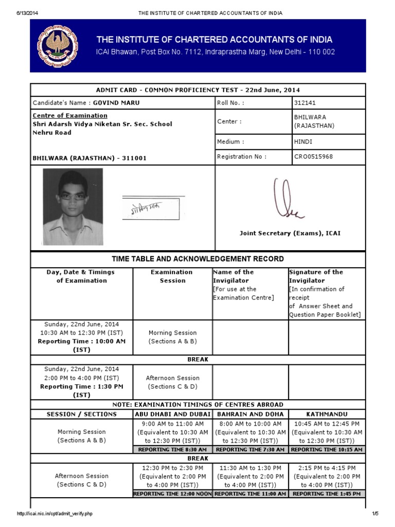 The Institute of Chartered Accountants of India: ICAI Bhawan, Post Box ...