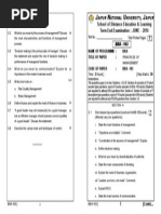 Principles of Management Question Papers | PDF | Business Process ...