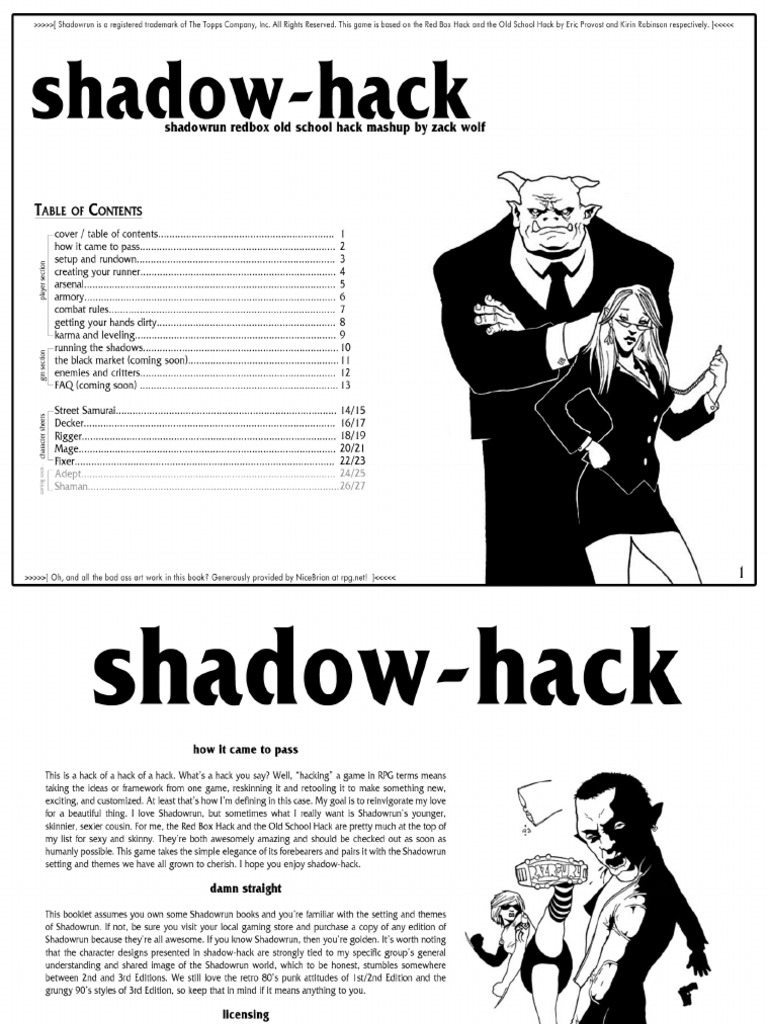 Shadow Hack | PDF