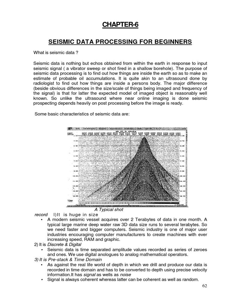 Chapter-6 Seismic Data Processing | Download Free PDF | Reflection ...