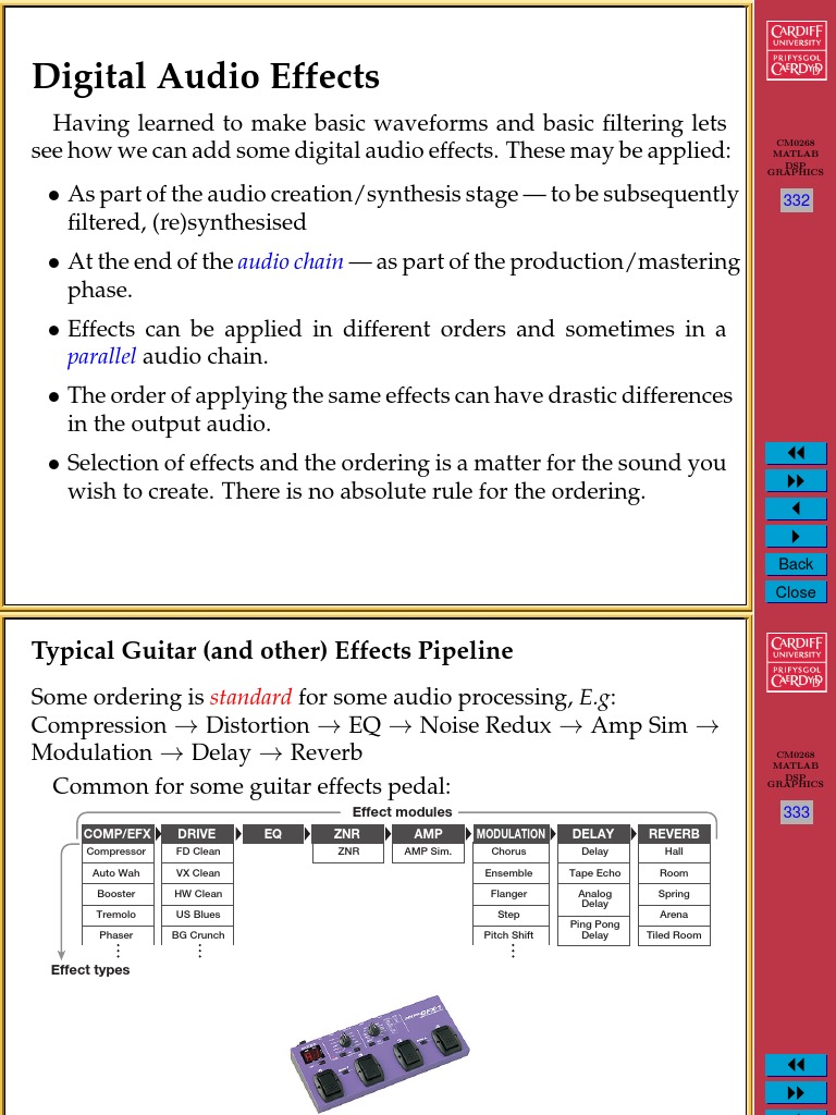 Audio FX Detailing Guide | PDF | Computers
