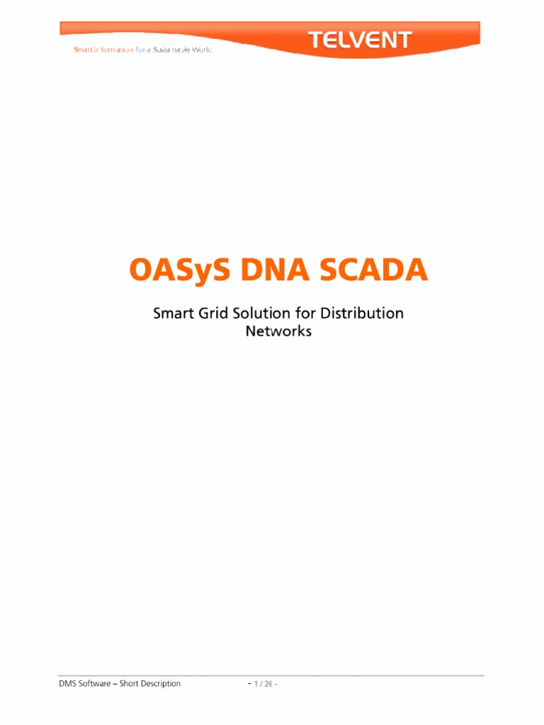 Gooood Telvent - OASyS SCADA - Specifications Product1 | PDF