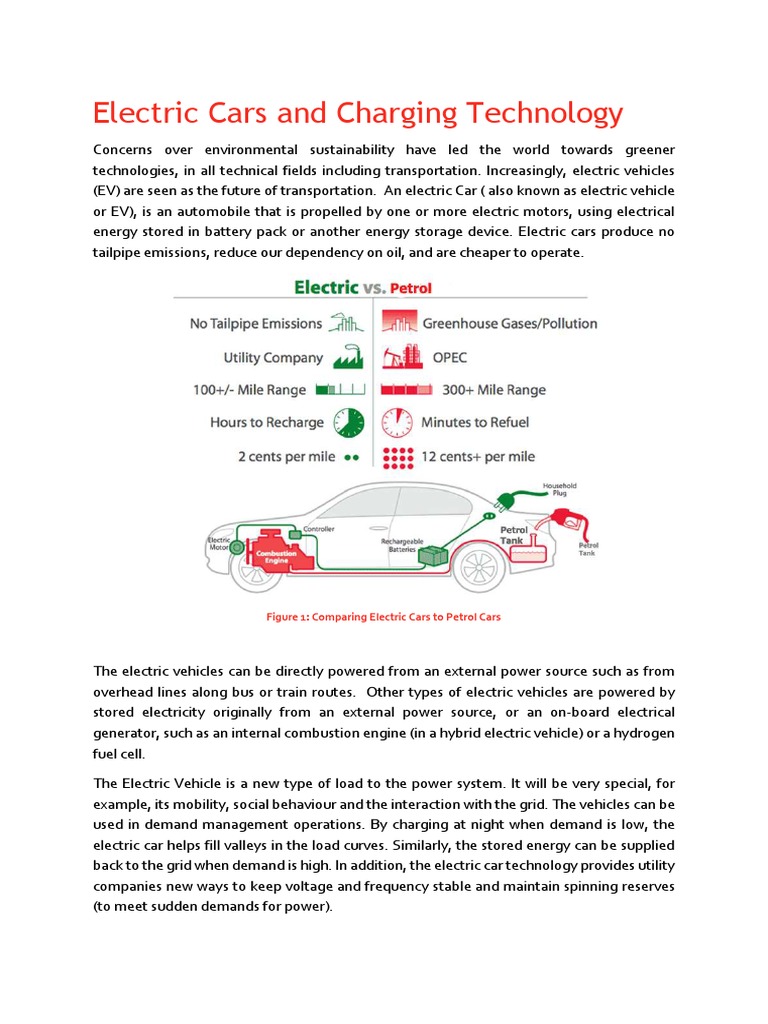 Electric Cars and Charging Technology | PDF | Electric Car | Hybrid ...
