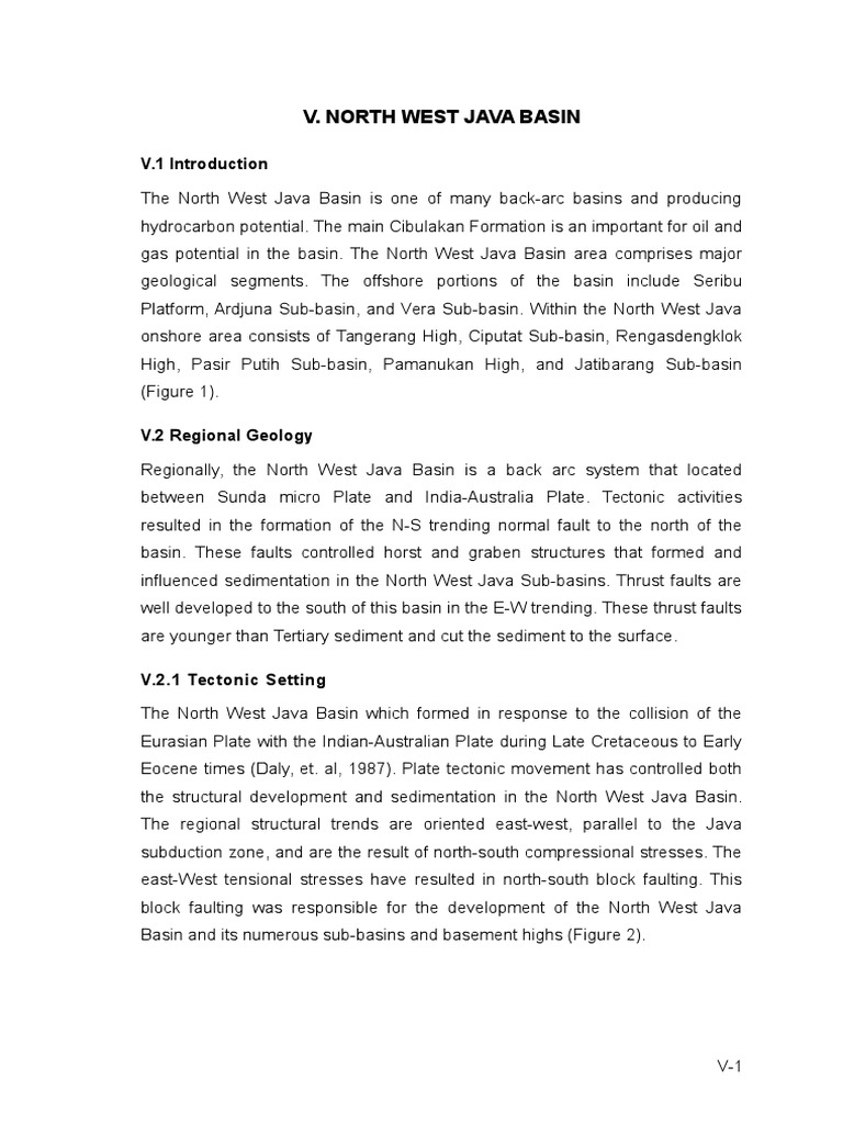 North West Java Basin Overview | PDF | Sedimentary Basin | Petroleum ...