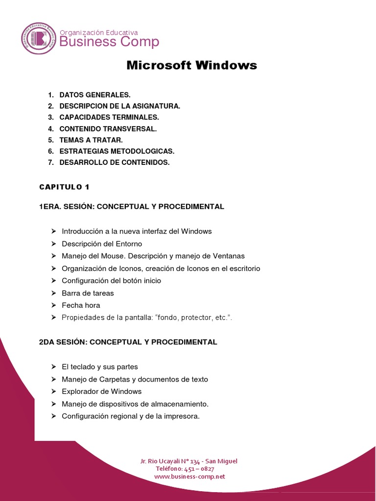Microsoft Windows | PDF