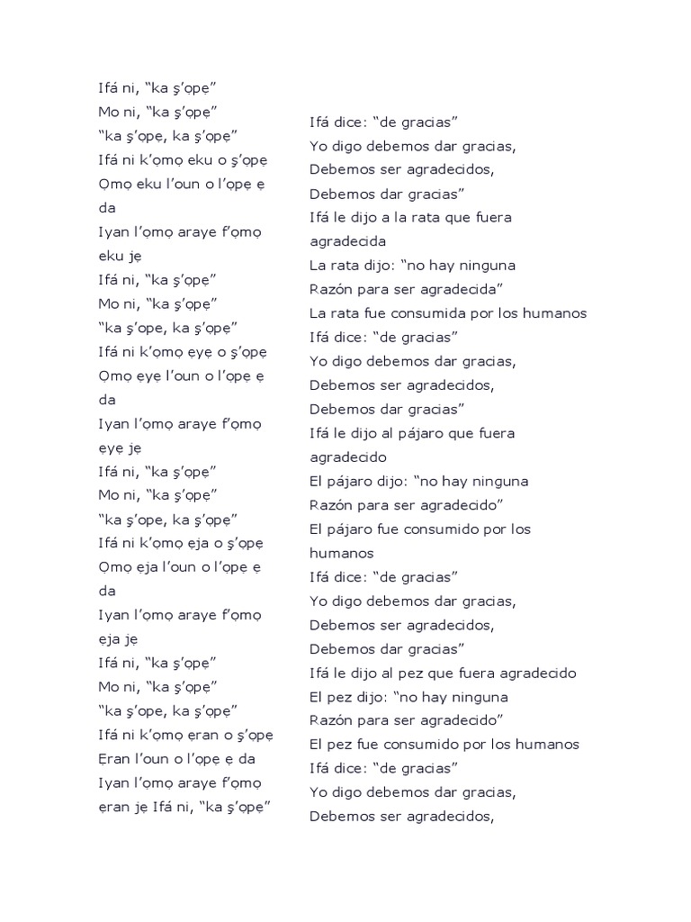 Ifá Ni | PDF | Religión y creencia | Science